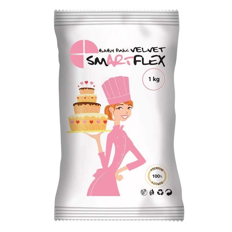 Smartflex Velvet 1kg Baby pink – Sugar Garden